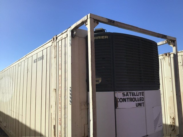 2005 14.m x 2.5m x 3m(H) Refrigerated Shipping Container Auction (0003 ...