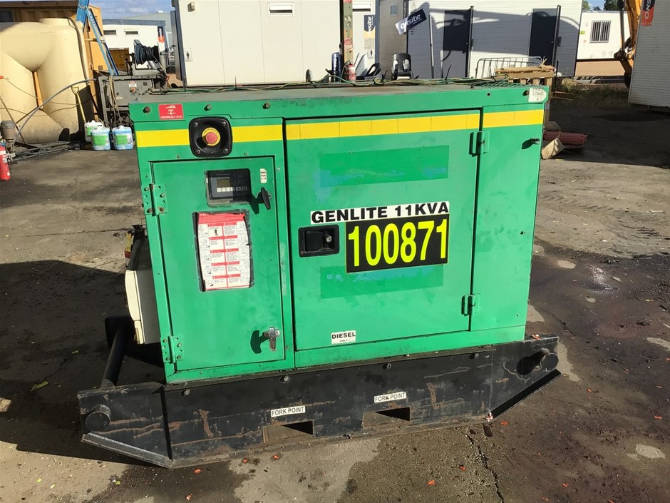 2007 Genelite GC11D5 Generator - Diesel - 11kva Auction (0055-7050879 ...