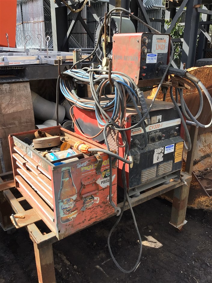 Lincoln CV320-1 Welder with LN21 Wire Feeder Auction (0034-7051272 ...