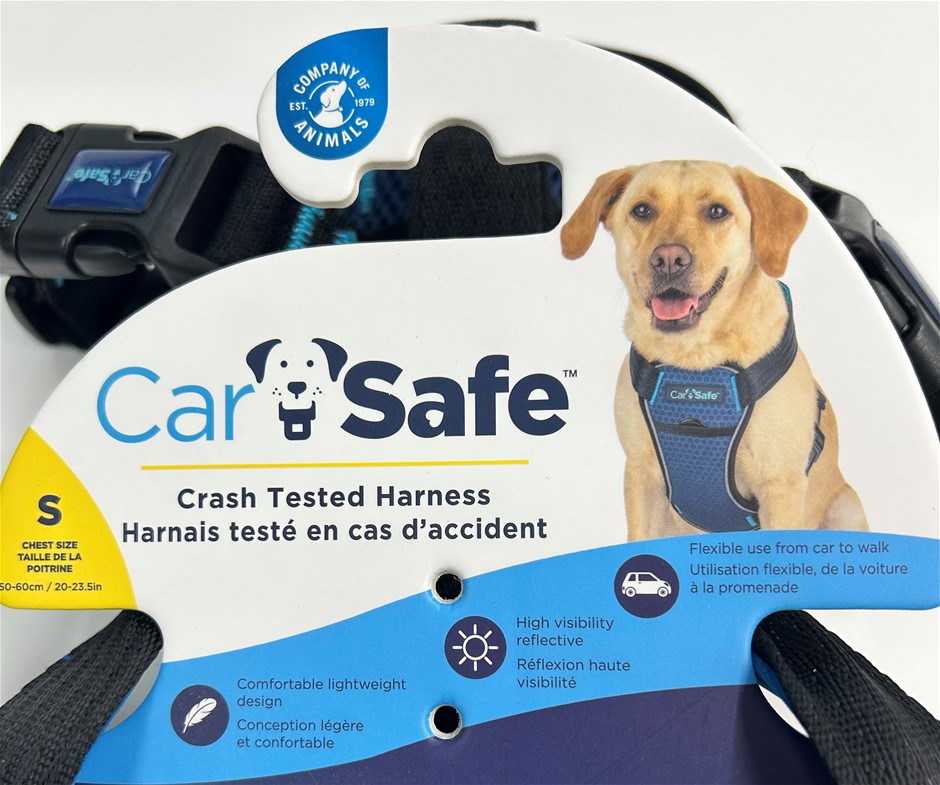CAR SAFE Crash Tested Dog Harness Flexible Use From Car to Walk Auction ...