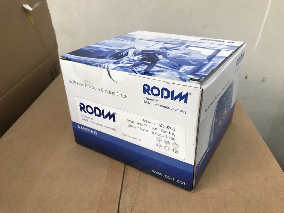 6x Cartons of Rodim Multi Hole Sanding Discs Auction (0673-3029060 ...