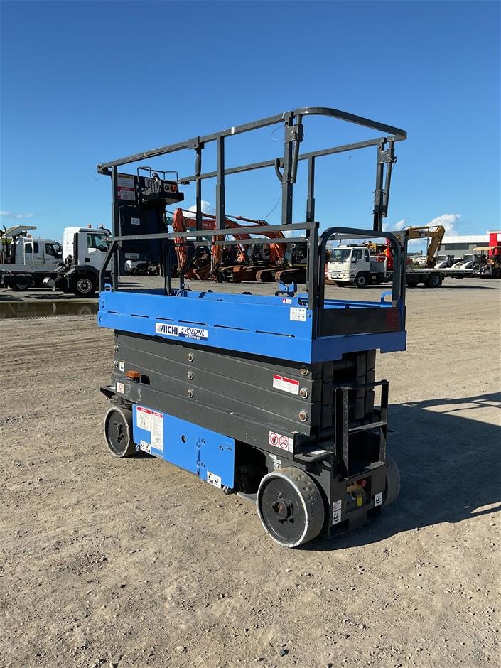 2015 Aichi SV08DNL Scissor Lift Auction (0026-7051605) | Grays Australia