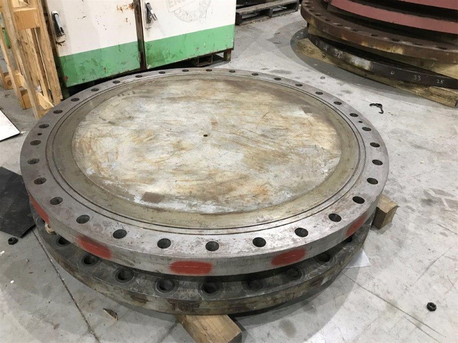 2x Steel Fabricated Test Flanges Auction (0097-3029273) | Grays Australia