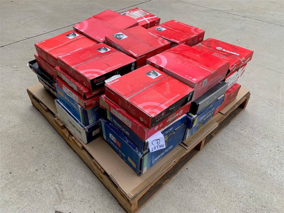Pallet Lot of Assorted Brake Disc Rotors Auction (0001-7051652) | Grays ...