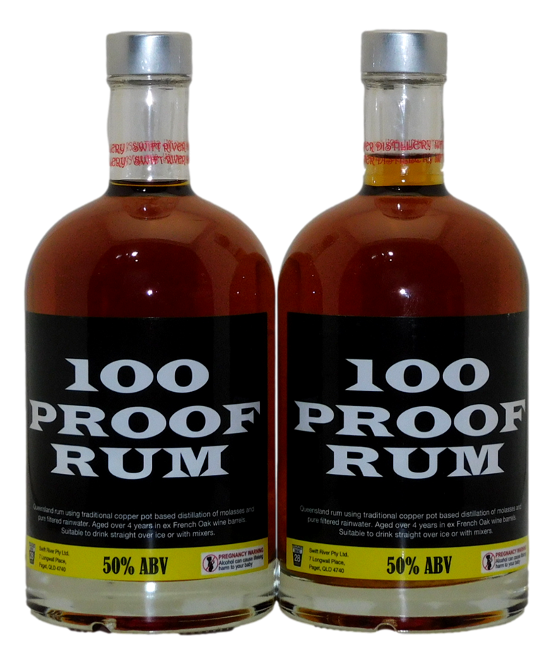 Swift River 100 Proof Rum (2x 700mL), AUS. Auction (0058-10730379 ...