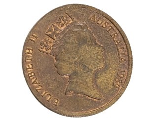 Rare AUSTRALIAN 1989 FIVE CENT NICKEL ERROR COIN STRUCK ON 1 CENT ...