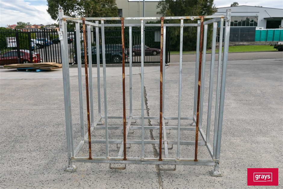 10x Galvanised Stillage/Cage Auction (0689-5056695) | Grays Australia