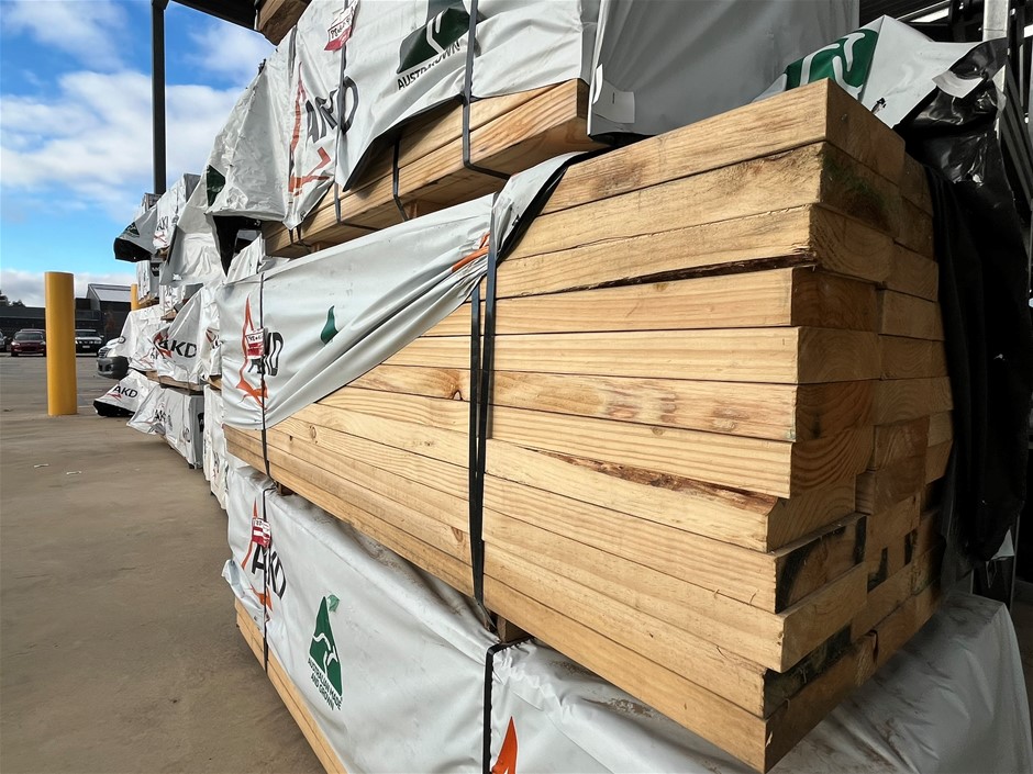190 x 45 x 1800mm Pack Of kiln Dried Pine Timber Auction (0011-8018747 ...