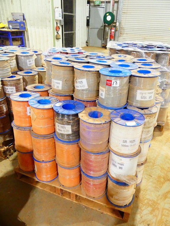 Qty 90 Rolls x Unused 2.5 mm Single Core Electrical Wire Auction (0013 ...