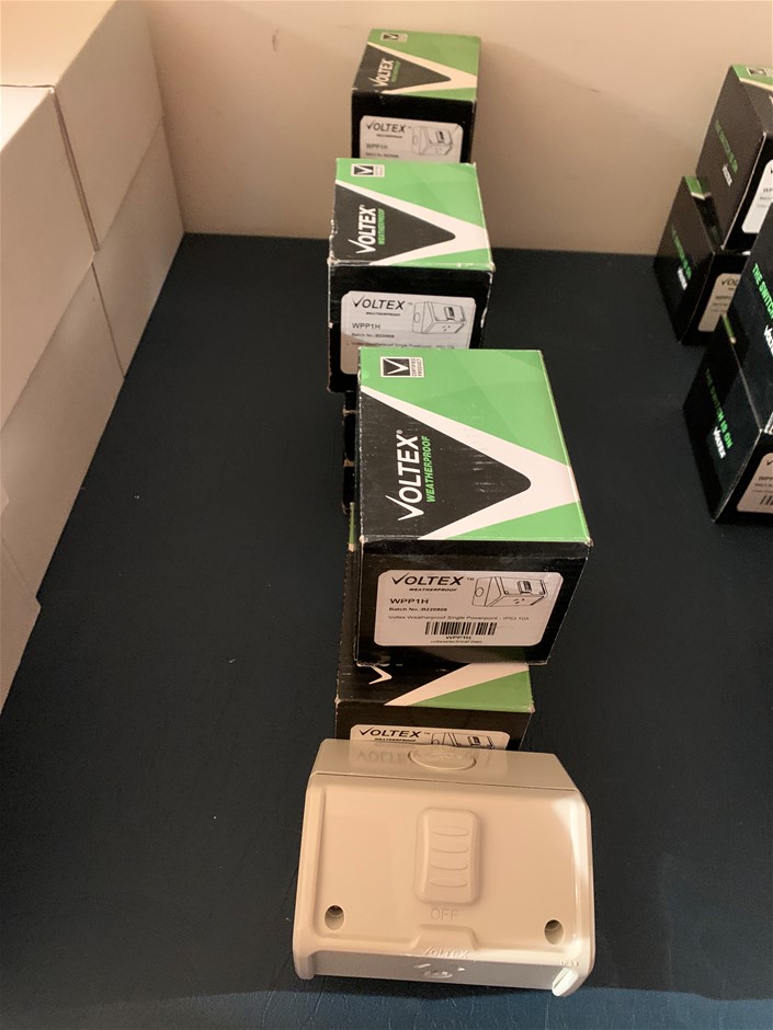 6 x Voltex Weatherproof Single Power Points Auction (0055-3029553 ...