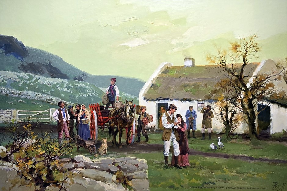 FRANCIS JAMES (BOB) BOOTH (1927 - 2003), Original Oil Painting on ...