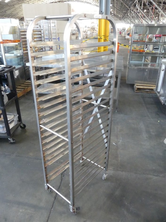 Mobile Stainless Steel Trolley Auction (0044-5056974) | Grays Australia
