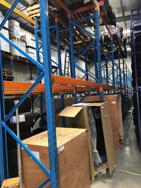 9x Bays of Steel Pallet Racking Auction (0019-3029706) | Grays Australia