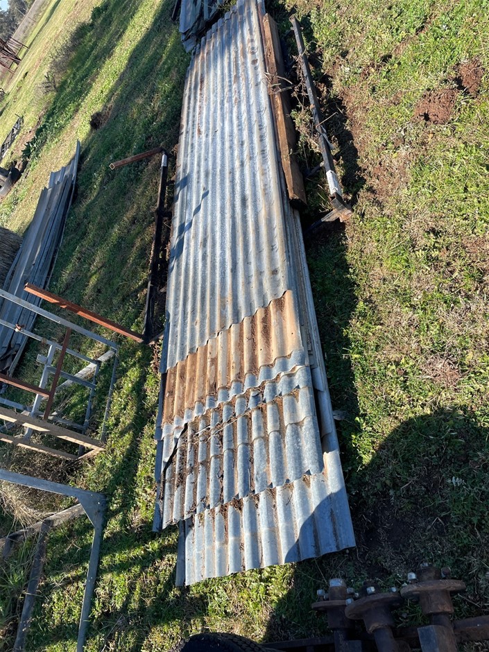 Large Quantity Of Galvanised Ripple Iron Sheets Auction (0264-5056934 ...