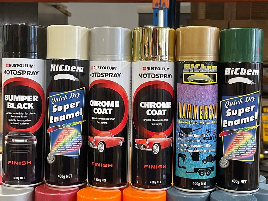 12 x Spray Cans Assorted Colours Auction (0115-3029626) | Grays Australia