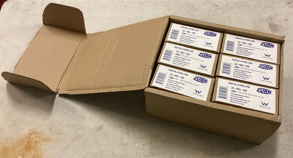 Box of ZURN Pressure Reducing Valves Auction (0401-3029685) | Grays ...