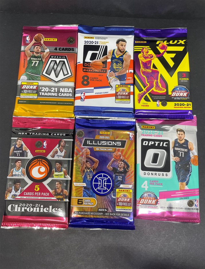 2020-21 NBA SEASON 6 X SEALED PACK BUNDLE Auction (0097-2559690 ...
