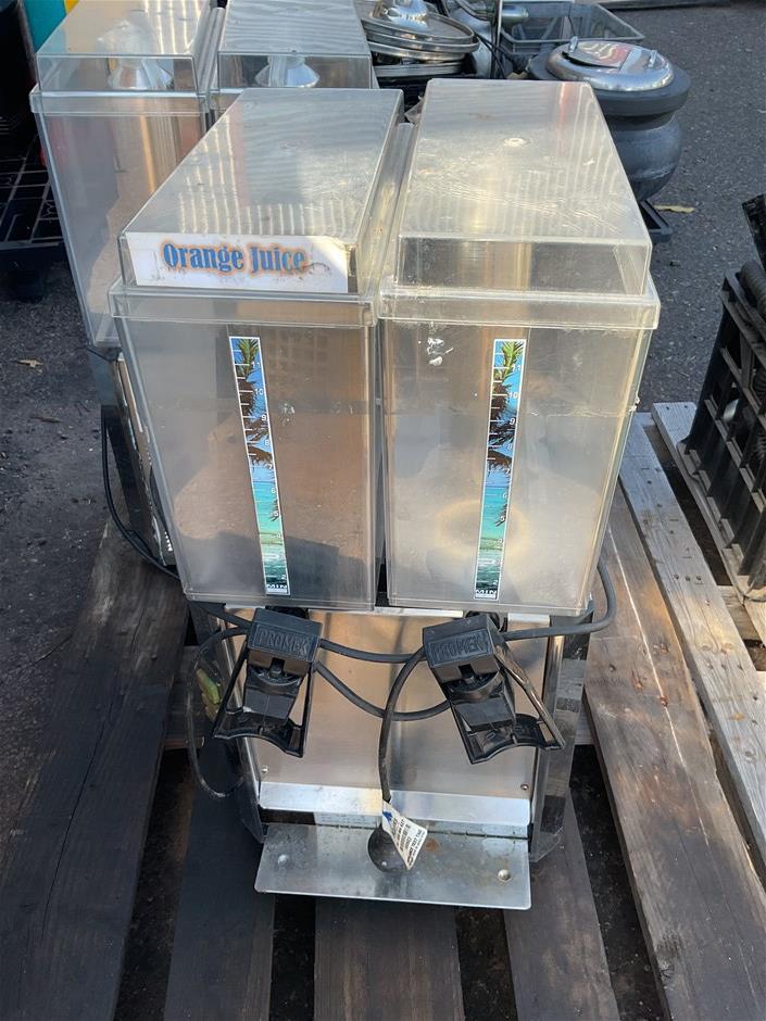 2x Promek Ex Juice Dispensers Auction (0007-8018981) | Grays Australia
