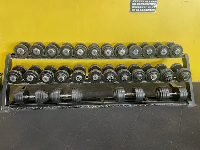 Complete Dumbbell Set from 1kg to 50kg Auction (0001-3029751) | Grays ...