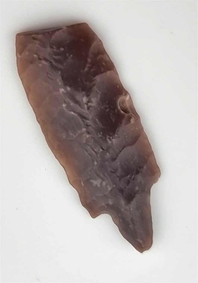 A BRONZE AGE PREHISTORIC FLINT ARROWHEAD - CIRCA 3000 YEARS OLD Auction ...
