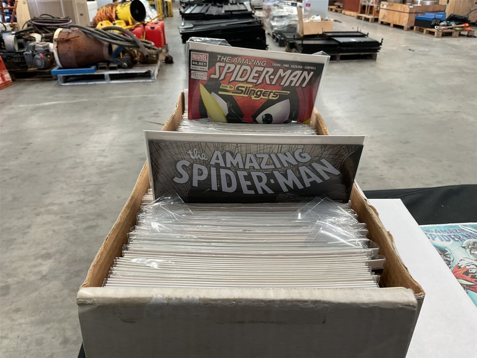 Box Of Spider-Man Comics Auction (0016-9054049) | Grays Australia