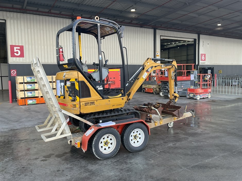 CAT 301.4C Mini Excavator with trailer package Auction (0004-3029730 ...