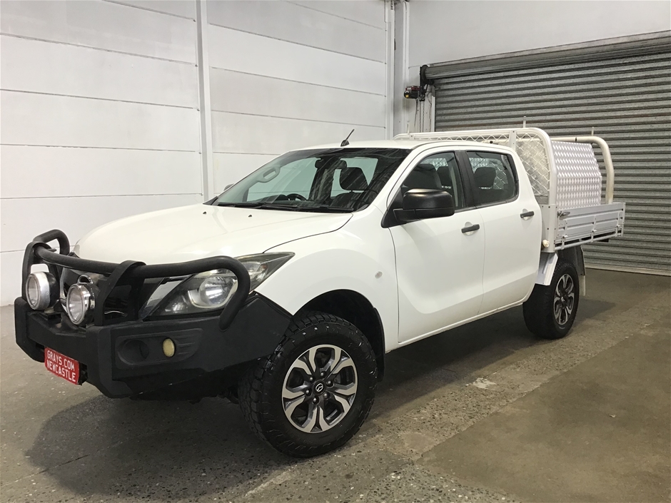 2015 Mazda BT-50 4X4 XT Turbo Diesel Manual Crew Cab Chassis Auction ...