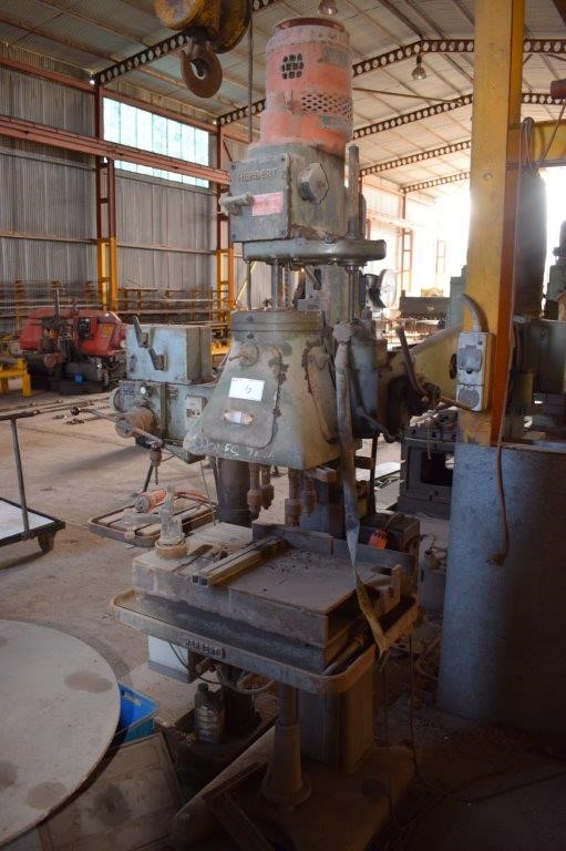 Herbert 4 Turret Overhead Drilling Machine Auction (0016-9052397 ...