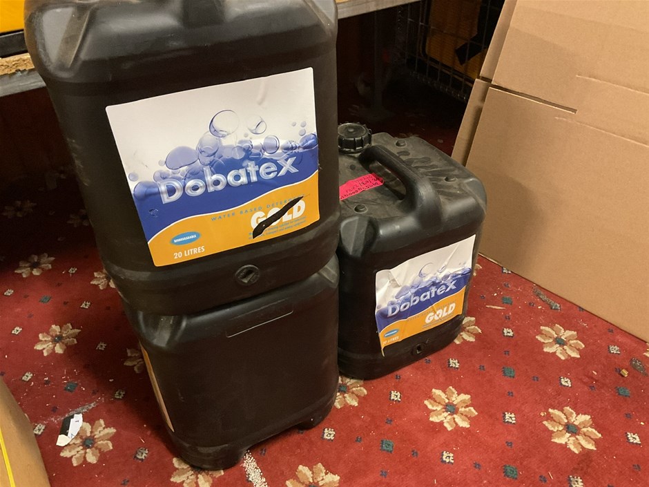 3 x 20ltr Dobatex Detergent Auction (0498-3029733) | Grays Australia