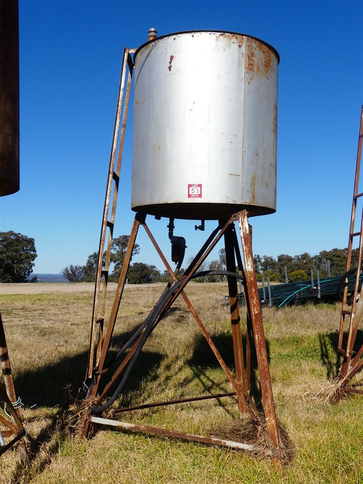 Tower Mounted Gravity Fuel Tank Auction (0053-7052708) | Grays Australia