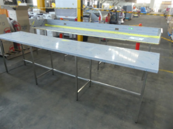 2 x Assorted Stainless Steel Prep Benches Auction (0014-5057104 ...