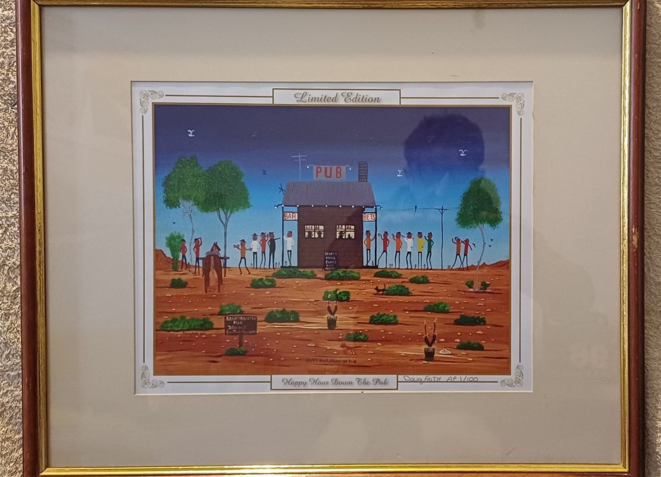 Doug Frith ,limited edition print framed under glass 2012 Auction (0001 ...