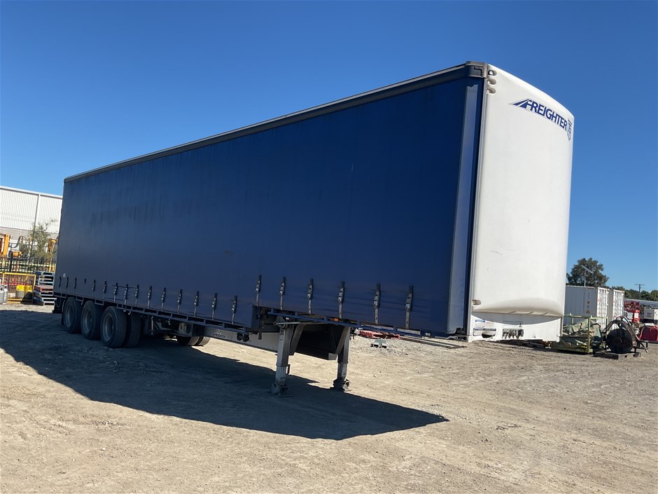 2021 Maxitrans ST3-NSTCH Triaxle Curtainsider Trailer Auction (0034 ...