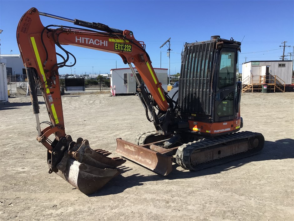 Hitachi ZX55U-5A Hydraulic Excavator Auction (0001-7053171) | Grays ...