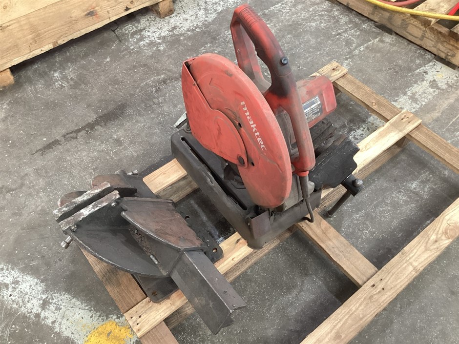 2 x Vices and Cut Off Saw Auction (0048-3029842) | Grays Australia