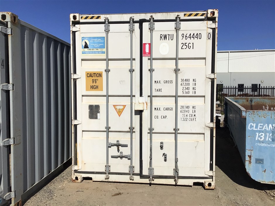 Royal Wolf 20ft Shipping Container and Contents Auction (0002-7053223 ...
