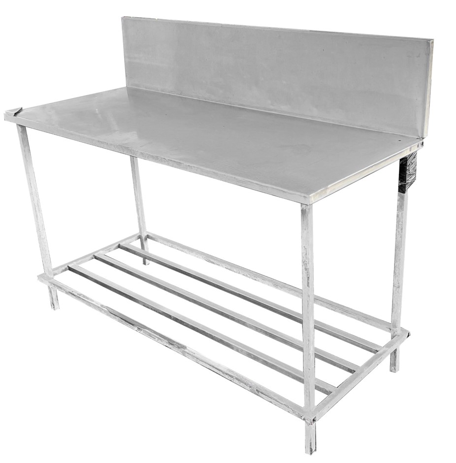 STAINLESS STEEL FLAT BENCHES + SPLASHBACK 300 Auction (0098-5057162 ...