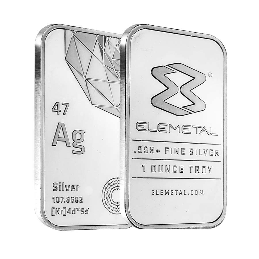 One Ounce Elemental Rectangular Proof Silver Bar Proof Auction (0004 ...