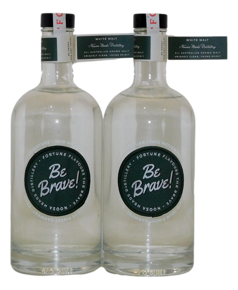 Be Brave white Malt Whisky (2x 700mL). Auction (0012-10730124) | Grays ...