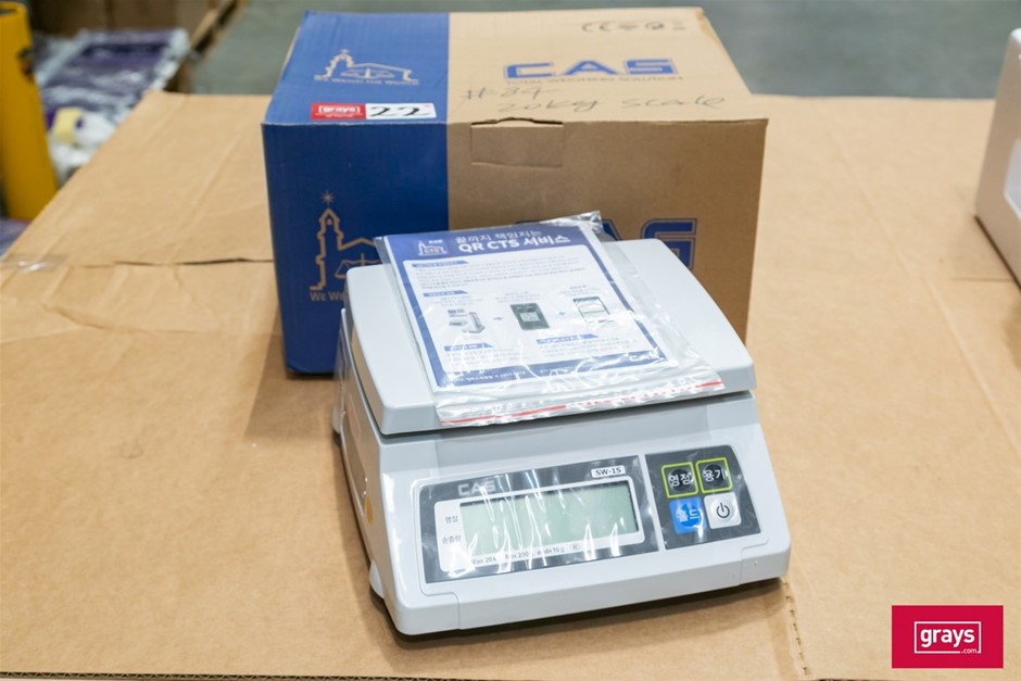 CAS SW-1S(20) Bench Weighing Scale Auction (0022-5057375) | Grays Australia