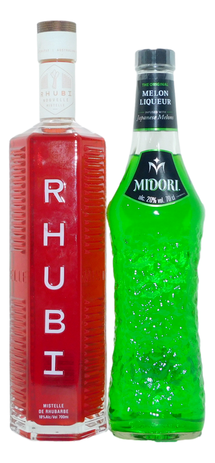 Pack of Aperitif & Melon Liqueur (2x 700mL), Multi Region. Auction ...