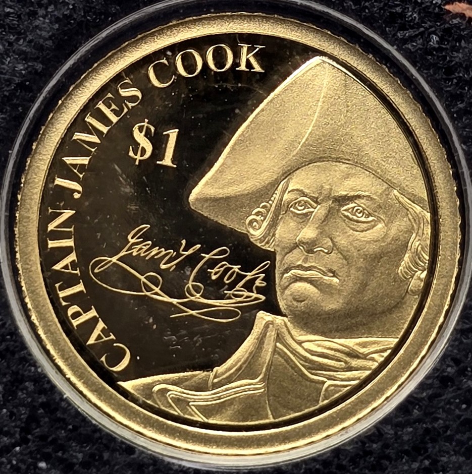 ROYAL AUSTRALIAN MINT SOLID GOLD COIN - CAPTAIN COOK SERIES Auction ...