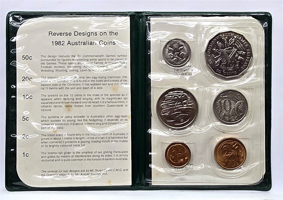 ROYAL AUSTRALIAN MINT 1982 COIN SET Auction (0016-2561006) | Grays ...