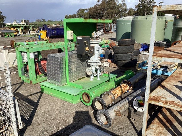 Custom Pump With Compressor and Pallet Of Pipe Auction (0054-9053047 ...