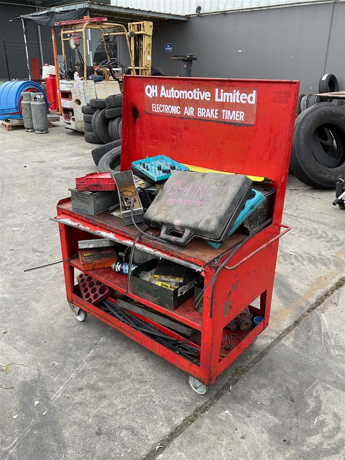 Workshop Bench On Castors Auction (0130-3029956) | Grays Australia