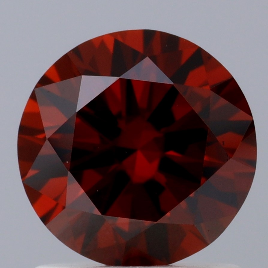 1.05 Carat Fancy Deep Reddish Round Diamond -IGI Certified Auction ...