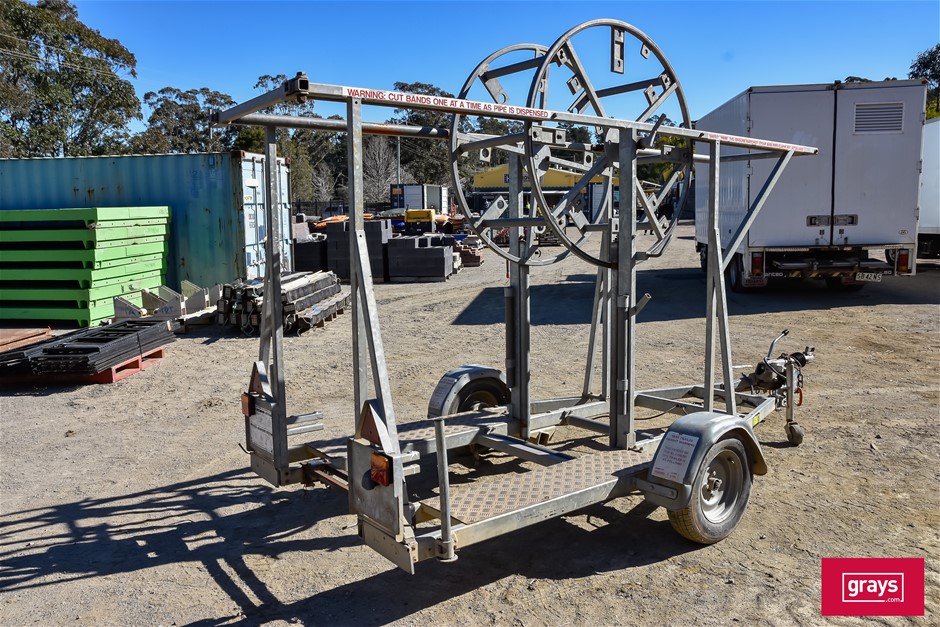 2017 STEVE VICK 50/90 Pipe Decoiler Auction (0053-5057360) | Grays ...