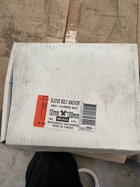 Sleeve Bolt Anchor Auction (0031-5057556) | Grays Australia