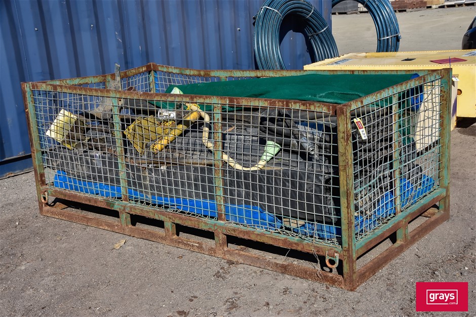 Large Steel Cage With Contents Auction (0325-5057360) | Grays Australia