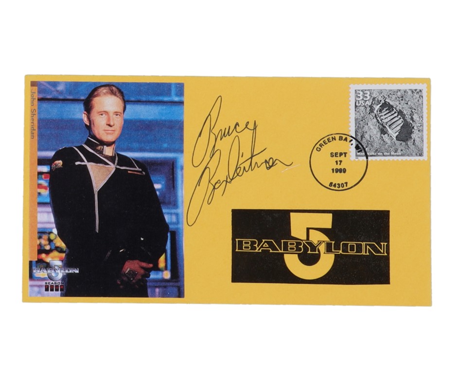 Babylon 5 FDC signed by Bruce Boxleitner Auction (0032-2560426) | Grays ...